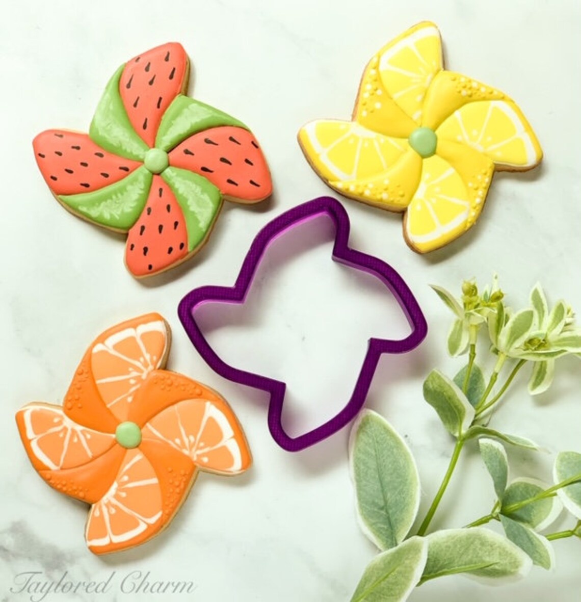 Pinwheel #2 or Quilt Pattern Cookie Cutter and Fondant Cutter and Clay ...