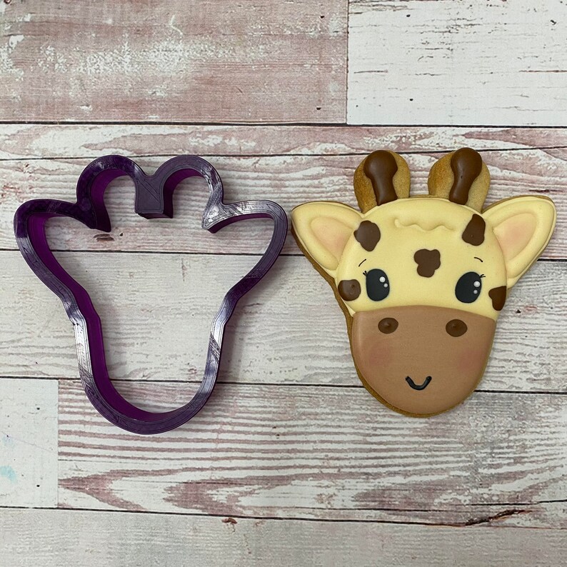 Giraffe Head Cookie Cutter and Fondant Cutter and Clay Cutter - Etsy