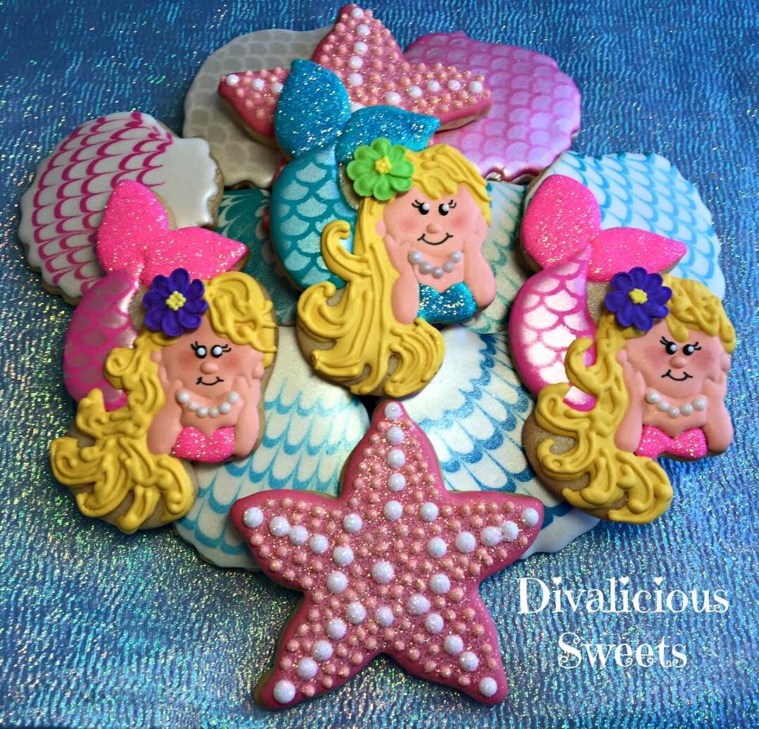 Posing Mermaid Cookie Cutter and Fondant Cutter and Clay Cutter - Etsy