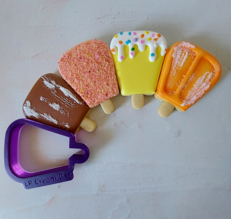Lynne's Ice Cream Platter Cookie Cutter Set and Fondant - Etsy