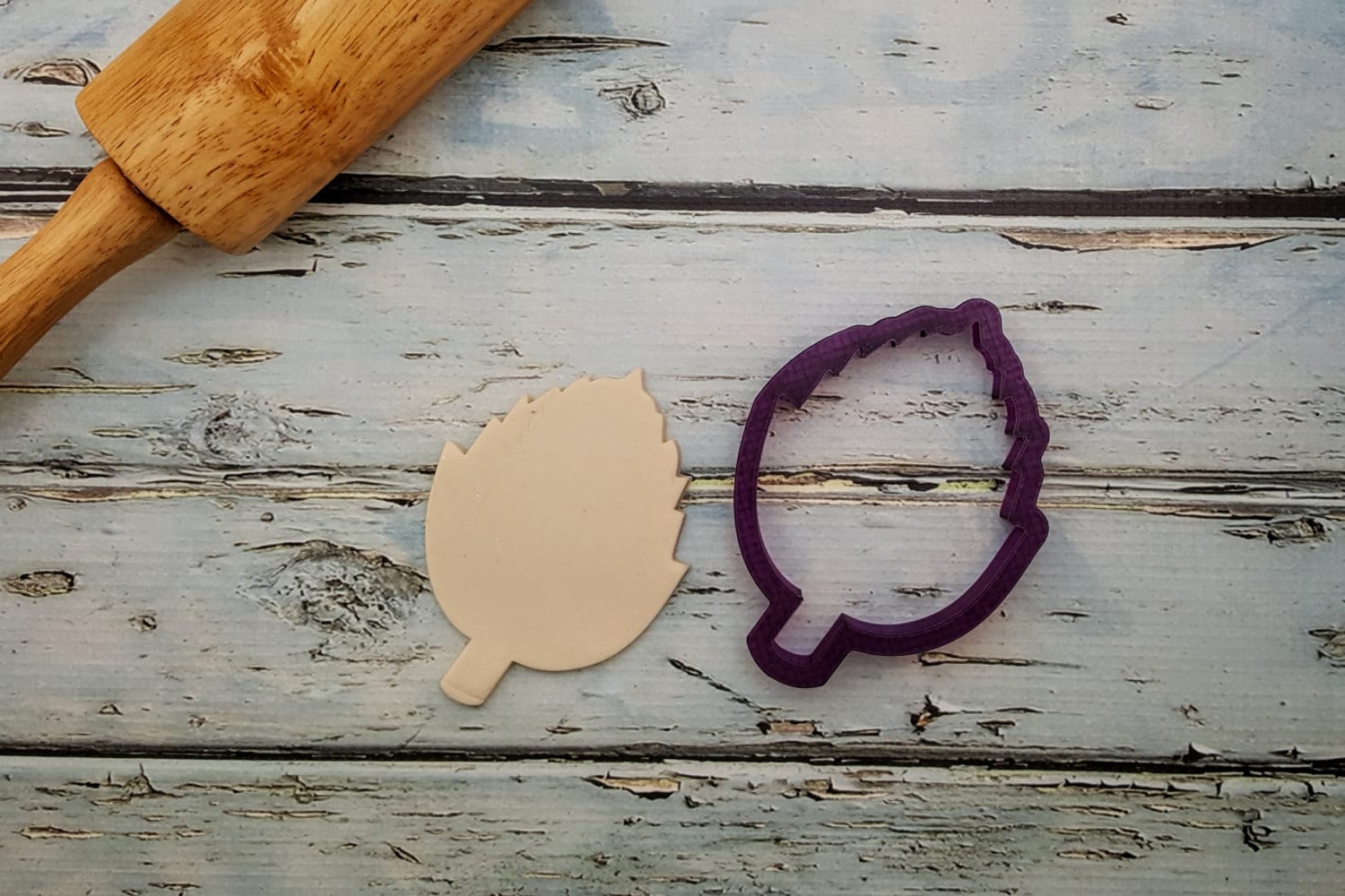 Fall Autumn Birch Leaf Cookie Cutter and Fondant Cutter and Clay Cutter ...