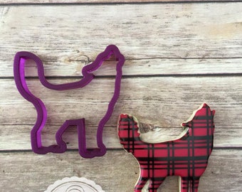 Howling Wolf Cookie and Fondant Cutter - Etsy