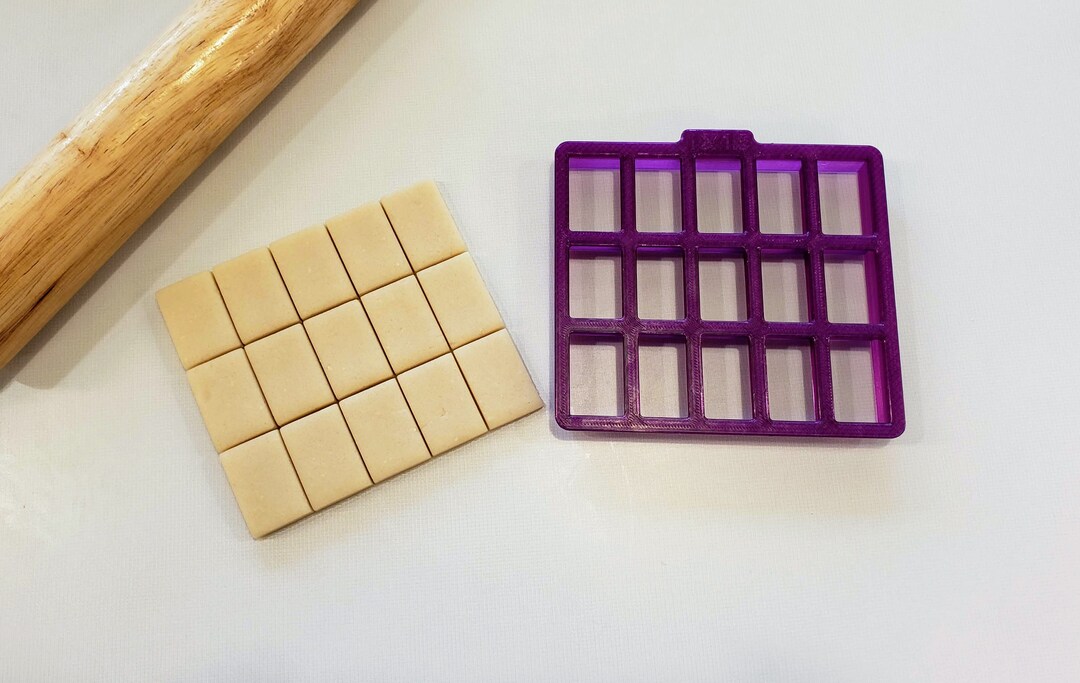 Multi-mini Rectangle #2 Cookie Cutter and Fondant Cutter and Clay ...