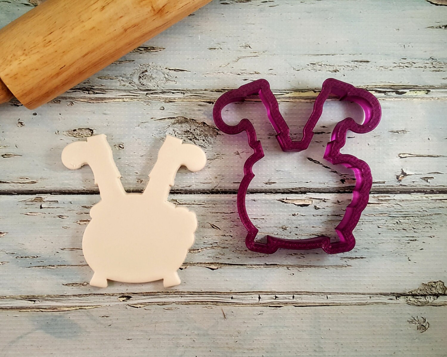 Witch in A Cauldron Cookie Cutter or Fondant Cutter and Clay Cutter - Etsy