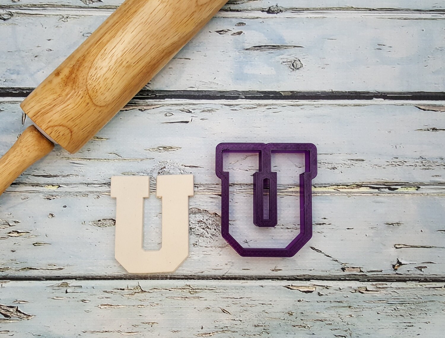 Varsity Letter U Cookie Cutter and Fondant Cutter and Clay Cutter - Etsy