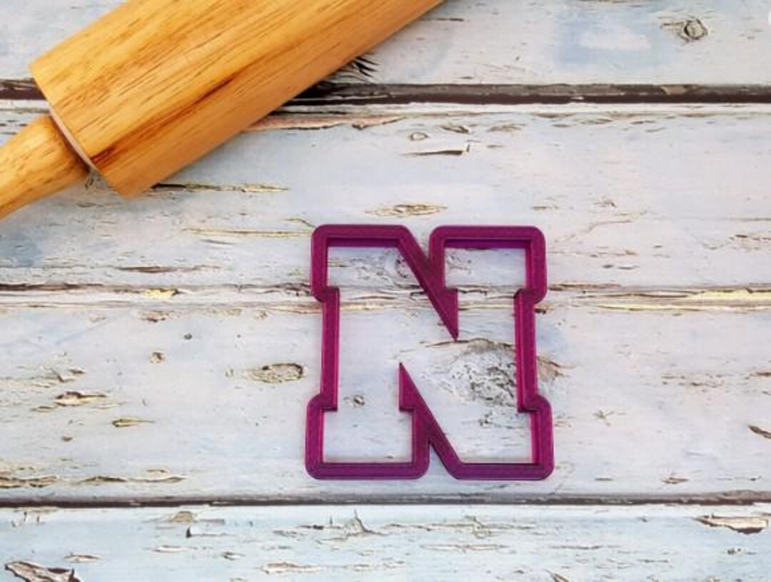 Varsity Letter N Cookie Cutter - Etsy
