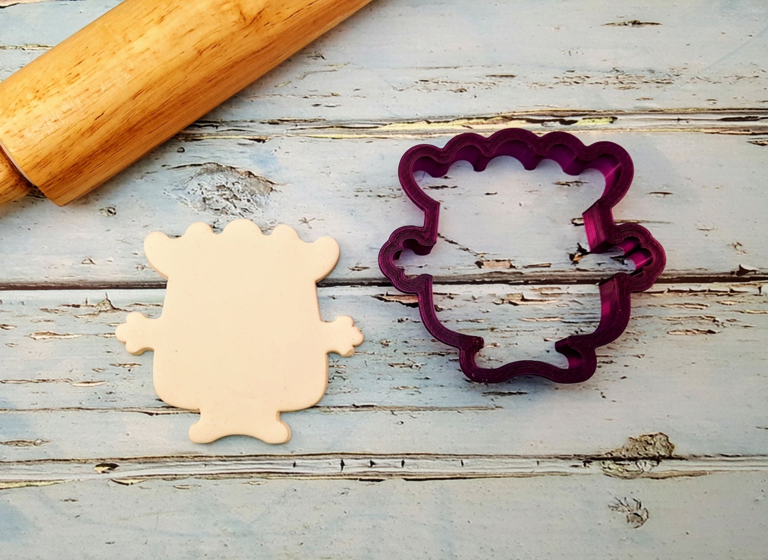 Monster #2 Cookie Cutter and Fondant Cutter and Clay Cutter - Etsy
