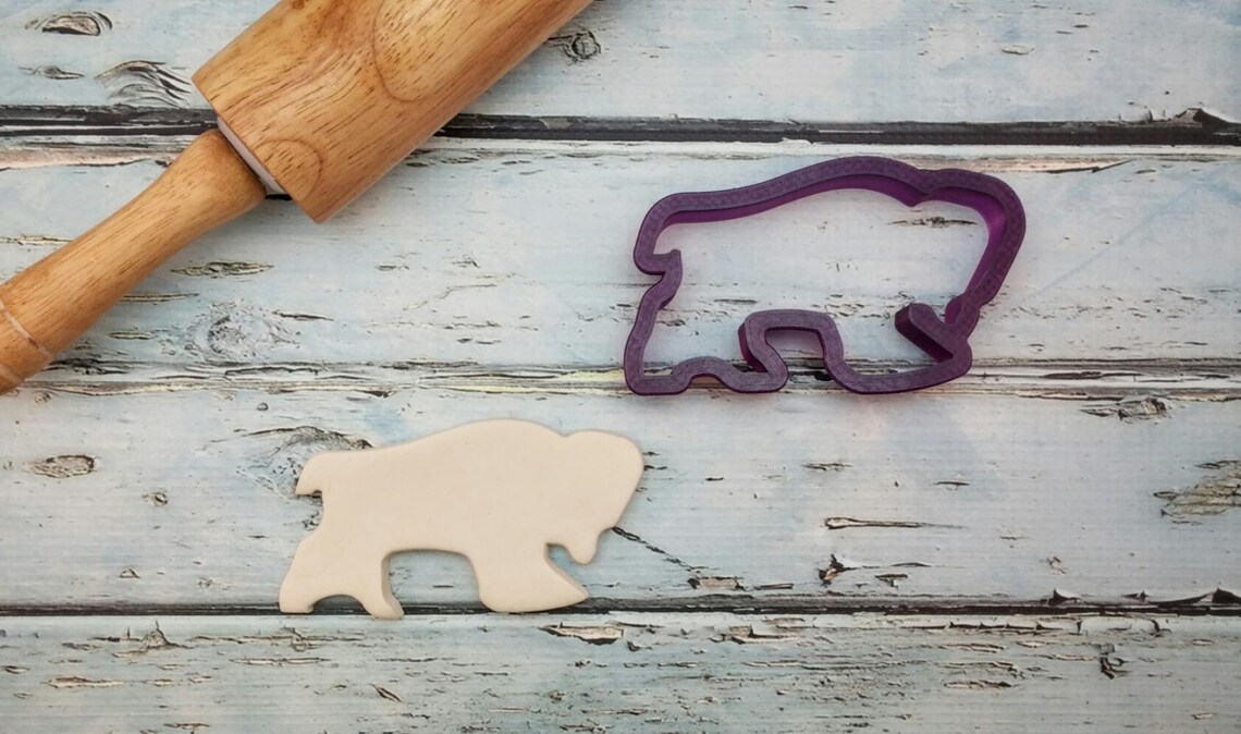 Buffalo or Bison Cookie Cutter or Fondant Cutter and Clay | Etsy