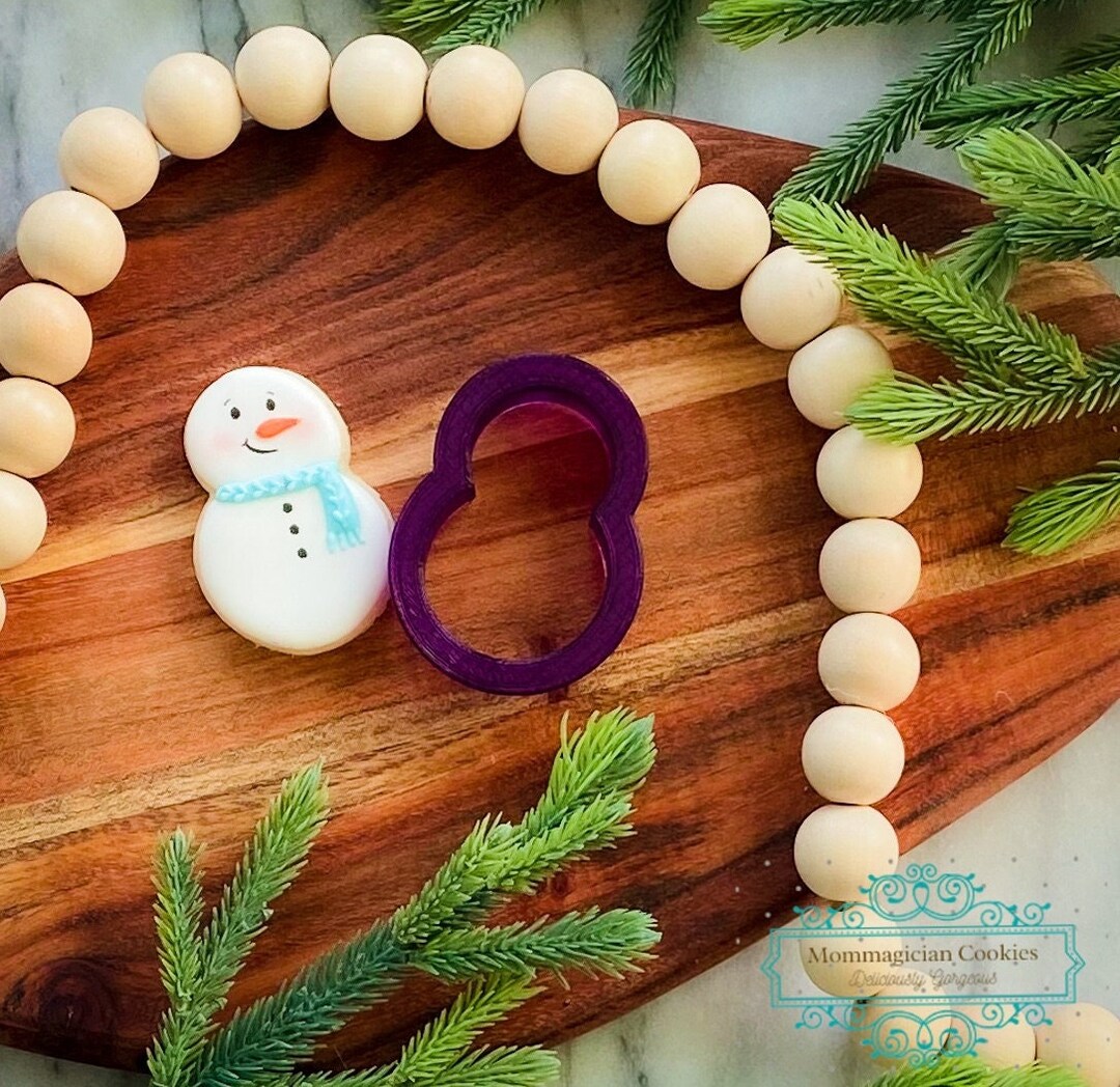 Basic Snowman Cookie Cutter or Fondant Cutter and Clay Cutter - Etsy