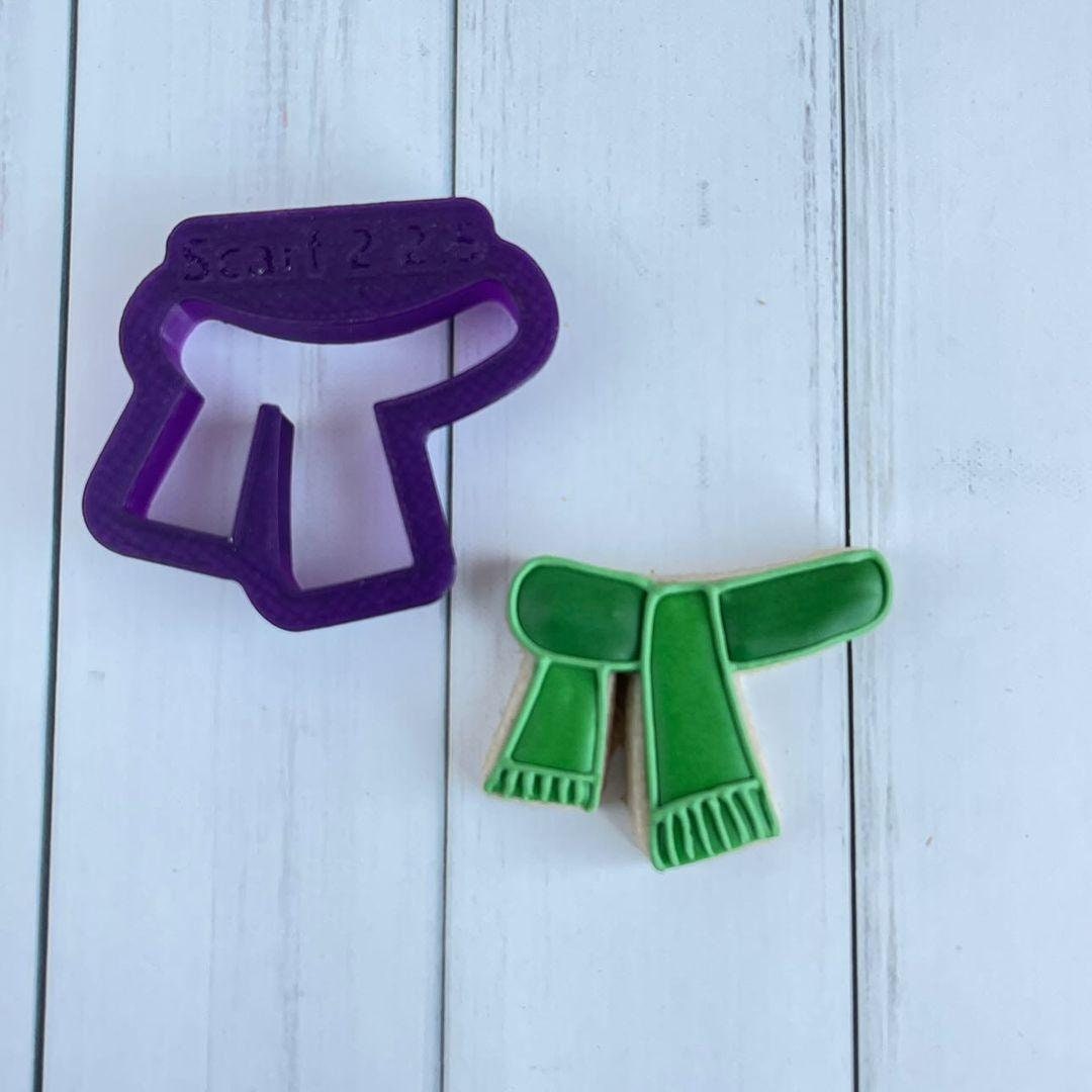 Winter Scarf Cookie Cutter or Fondant Cutter and Clay Cutter - Etsy