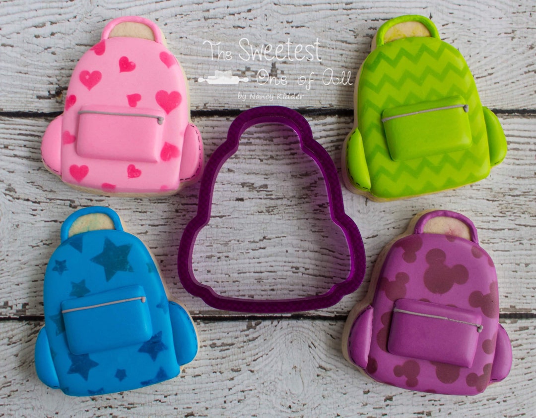 Backpack or Back Pack Cookie Cutter and Fondant Cutter and Clay Cutter ...