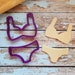 2 Piece Bikini or Bra and Panties or Underwear Cookie Cutter or Fondant ...