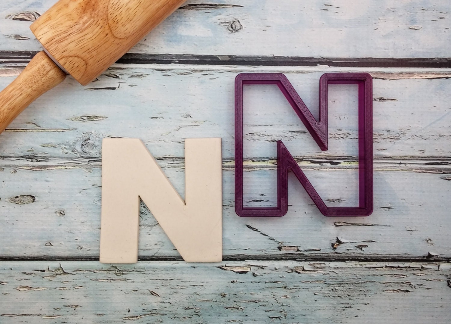 Upper Case Letter N Cookie Cutter and Fondant Cutter and Clay | Etsy