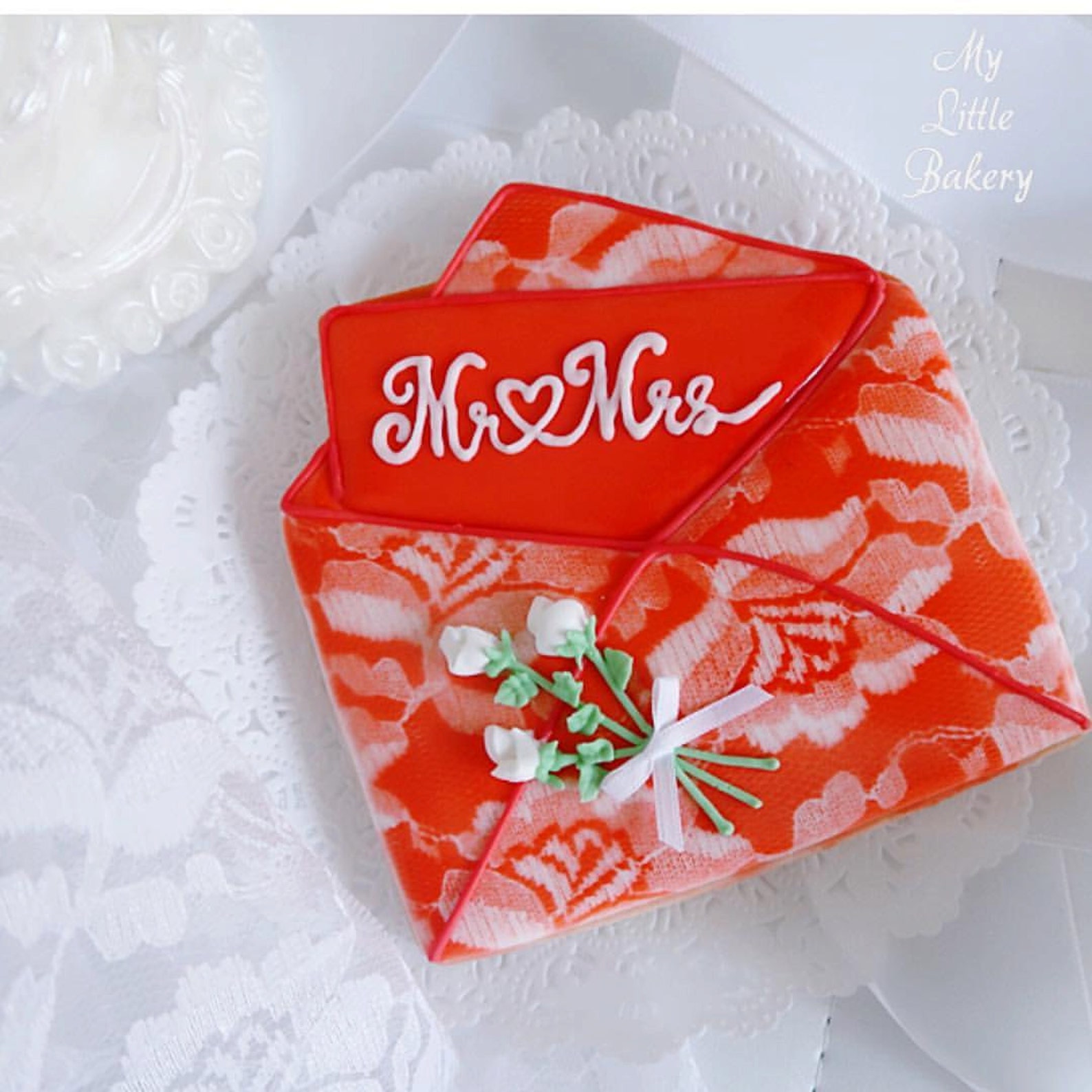 My Little Bakery Envelope With Love Letter Cookie Cutter or - Etsy