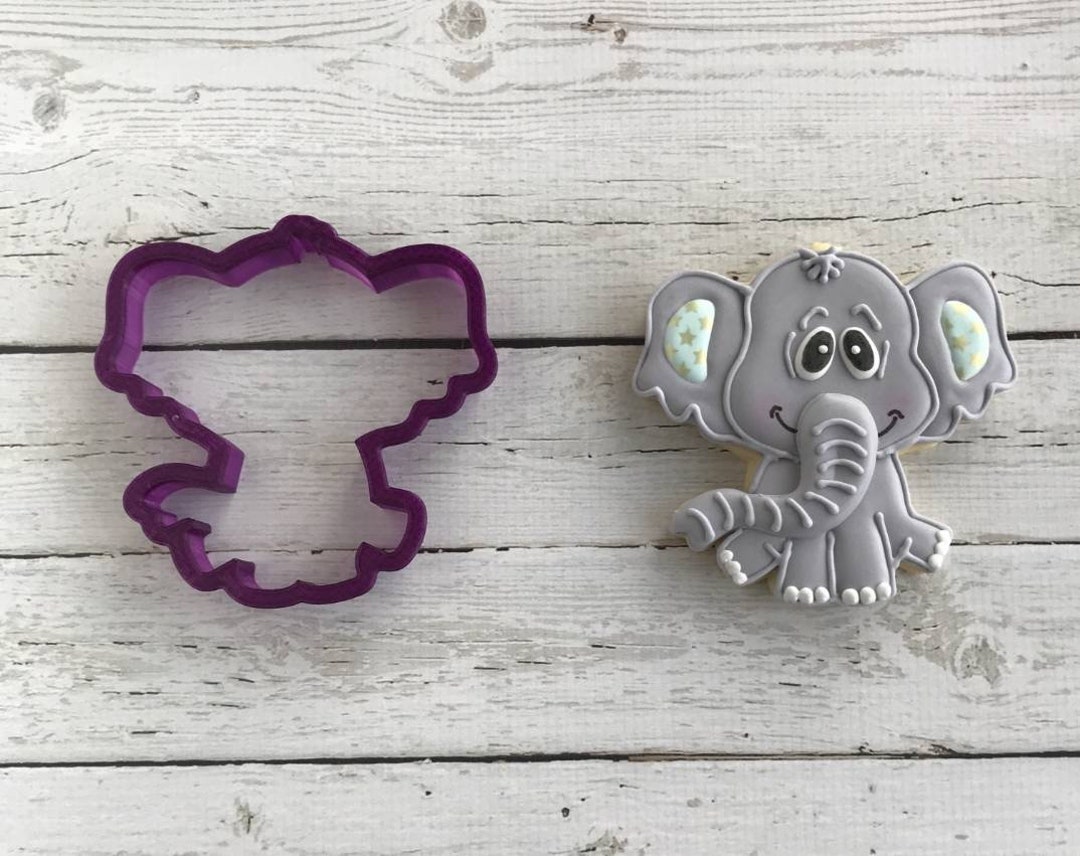 Elephant #6 Cookie Cutter and Fondant Cutter and Clay Cutter - Etsy