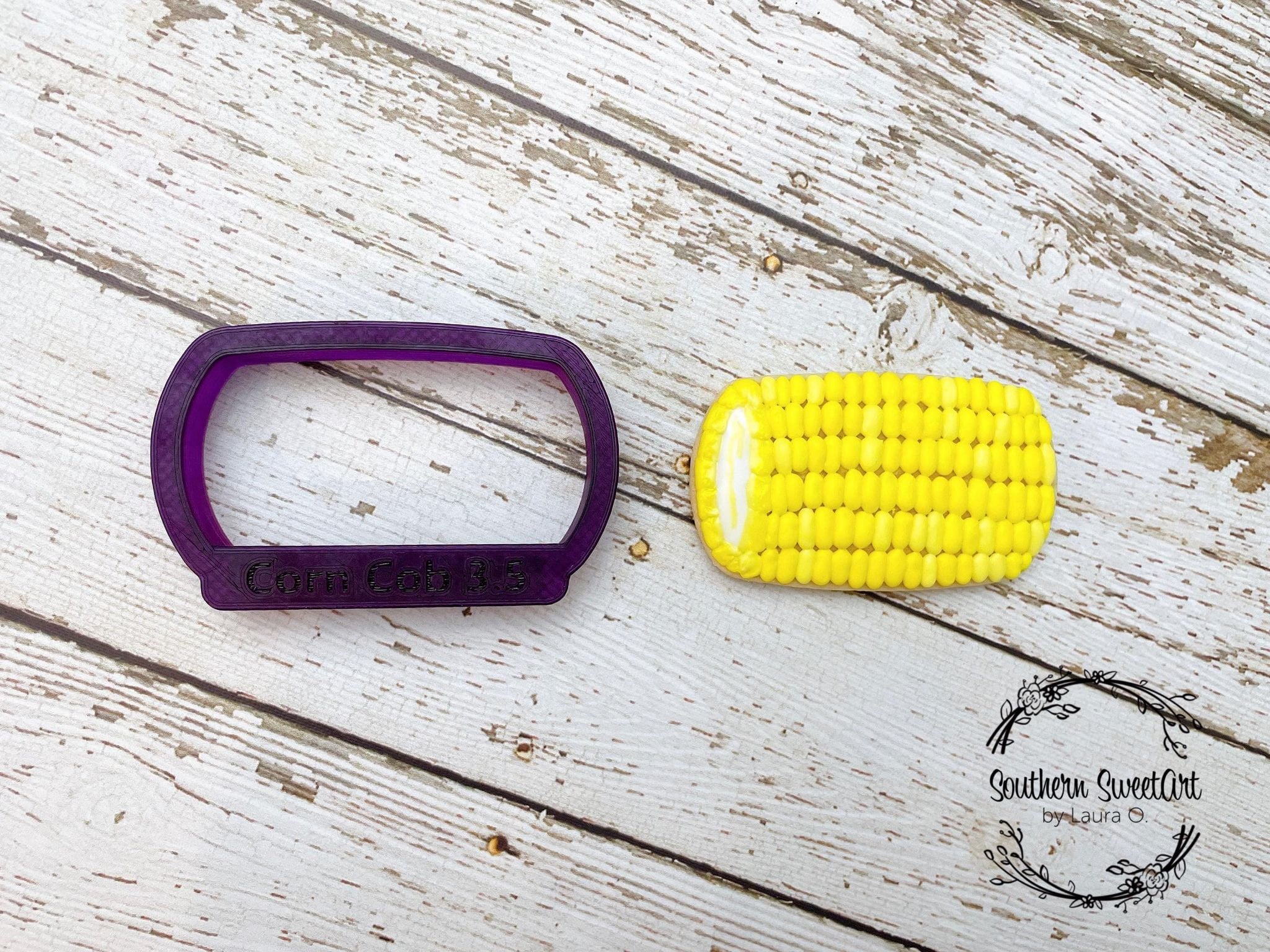 Corn on the Cob 2 Cookie Cutter and Fondant Cutter and Clay | Etsy