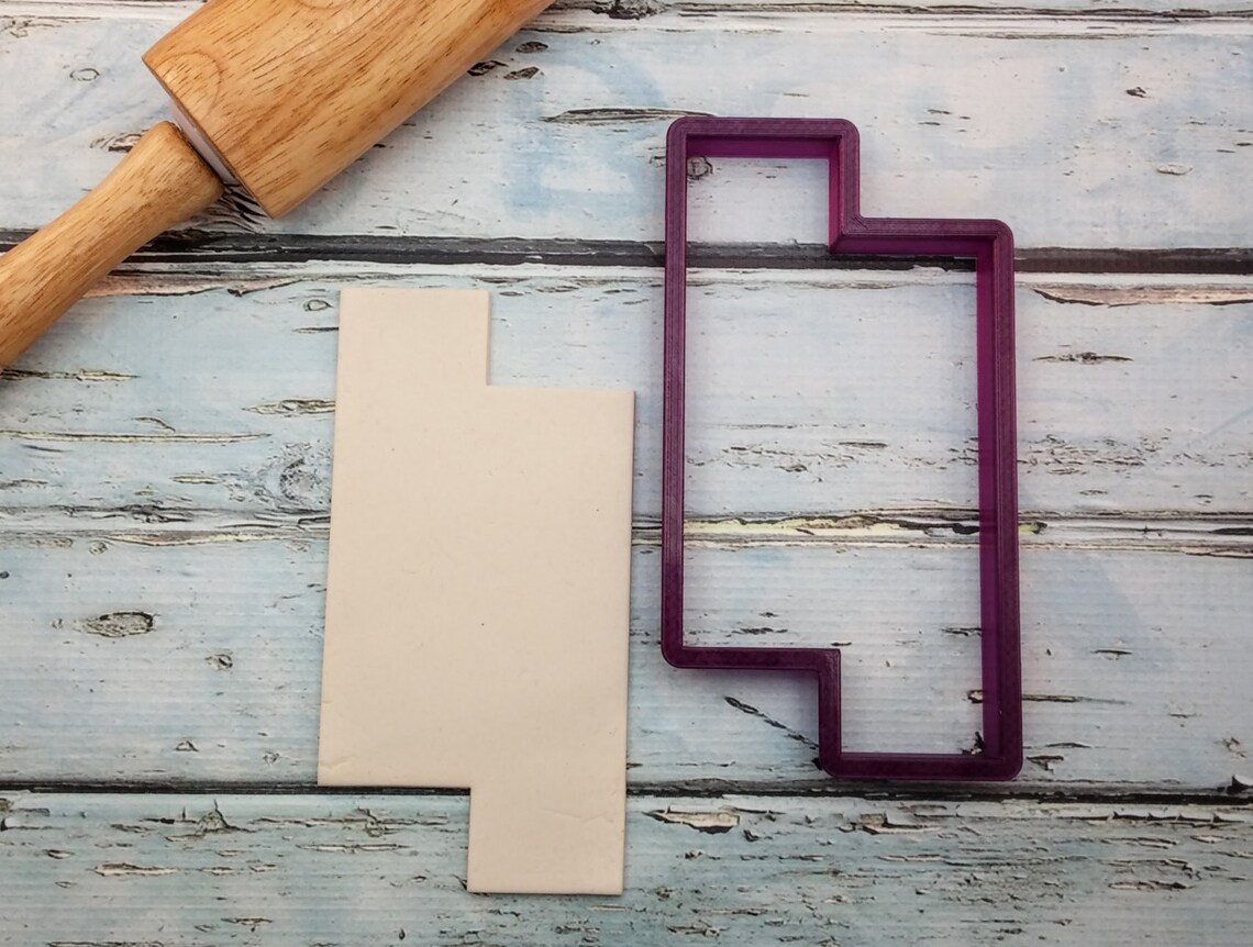 Stacked Rectangle Plaque Cookie Cutter and Fondant Cutter and - Etsy