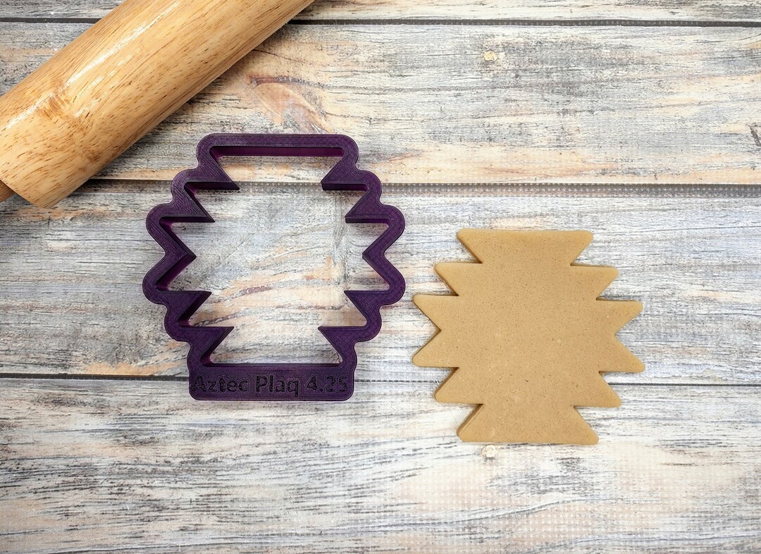 Aztec Plaque Cookie Cutter and Fondant Cutter and Clay Cutter - Etsy