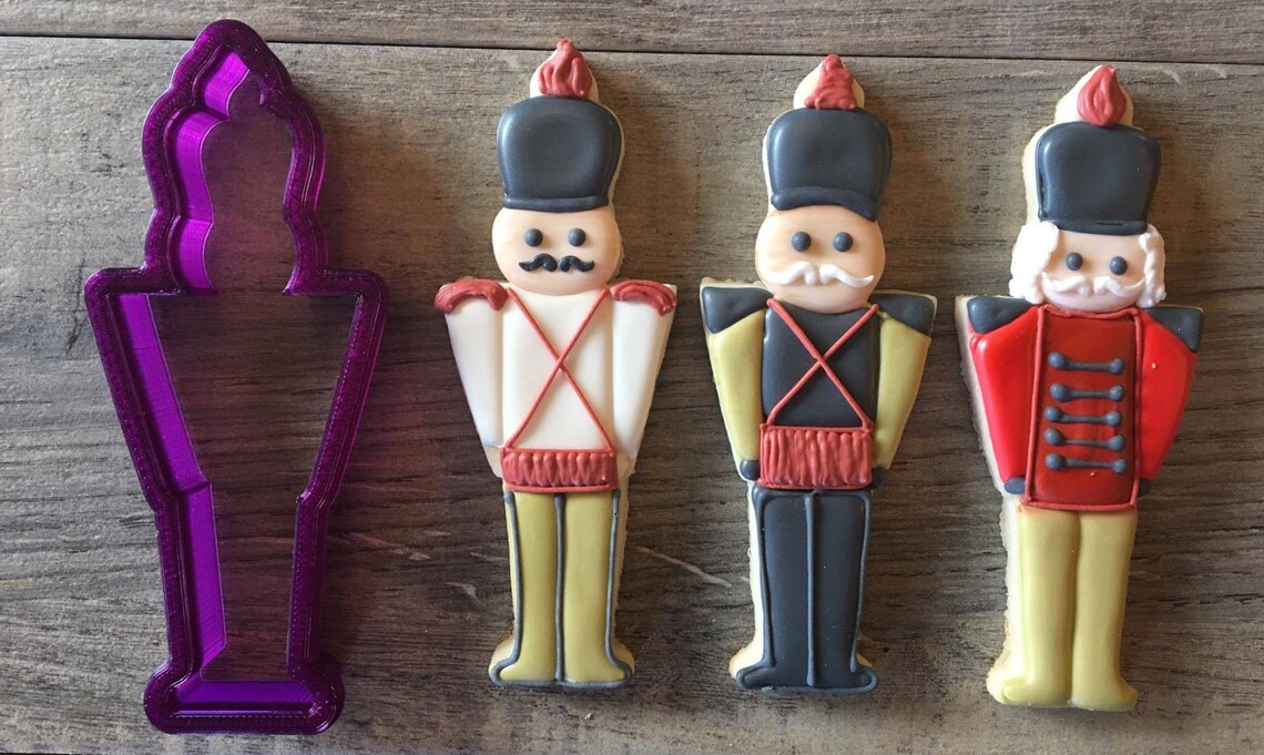Toy Soldier or Nutcracker Cookie Cutter and Fondant Cutter and - Etsy
