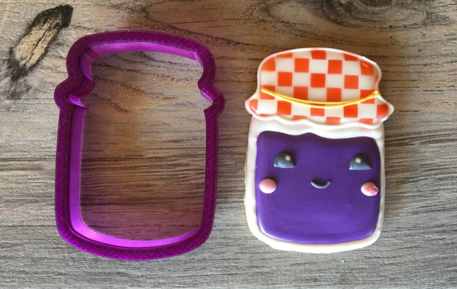 Jelly or Jam Cookie Cutter or Fondant Cutter and Clay Cutter - Etsy