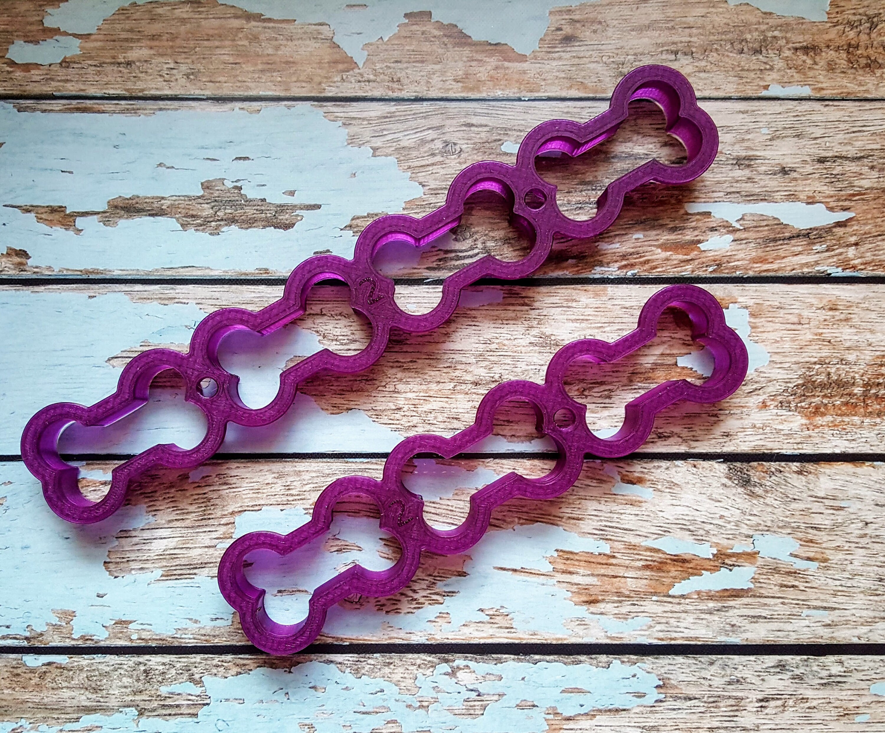 Multi 3 or 4 Dog Bones Cookie Cutter and Fondant Cutter and Clay Cutter ...