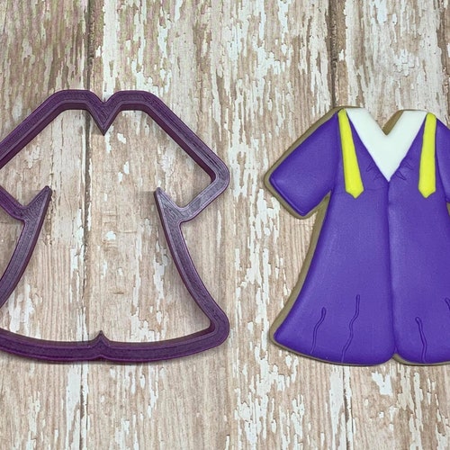 Graduation Gown or Robe Cookie Cutter or Fondant Cutter and | Etsy