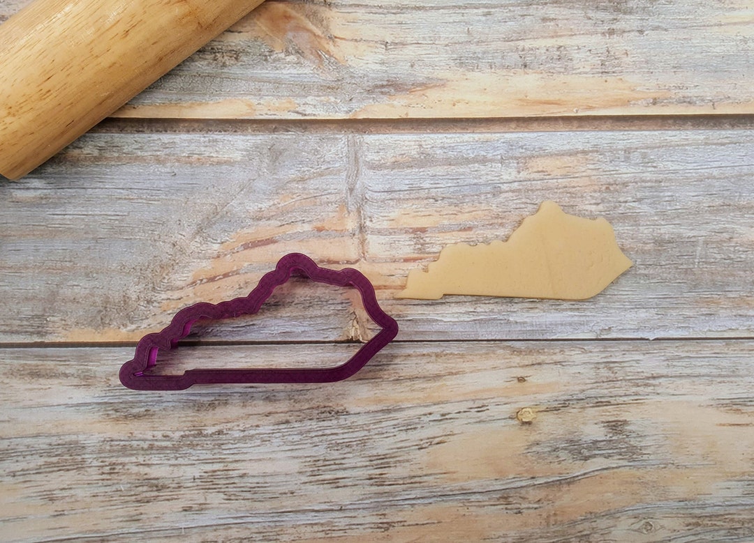 State of Kentucky Cookie Cutter and Fondant Cutter and Clay Cutter - Etsy