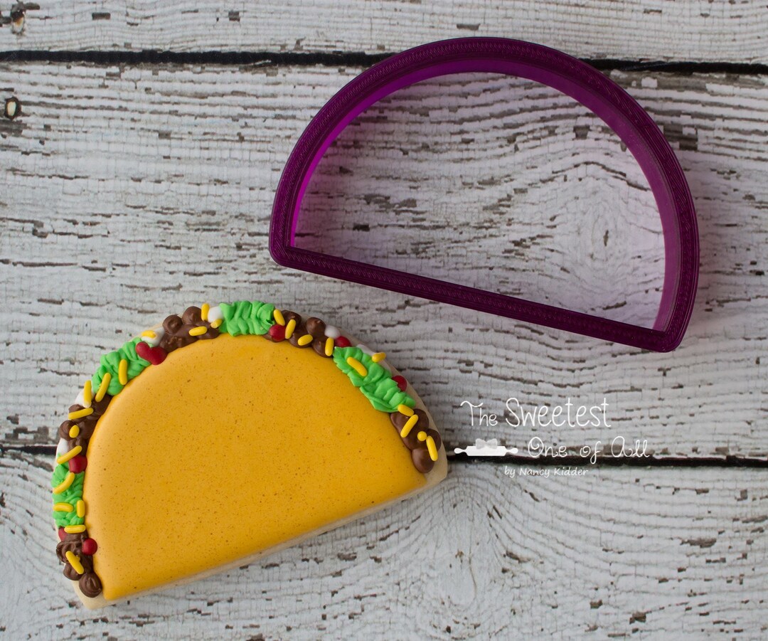 Taco Cookie Cutter or Fondant Cutter and Clay Cutter - Etsy