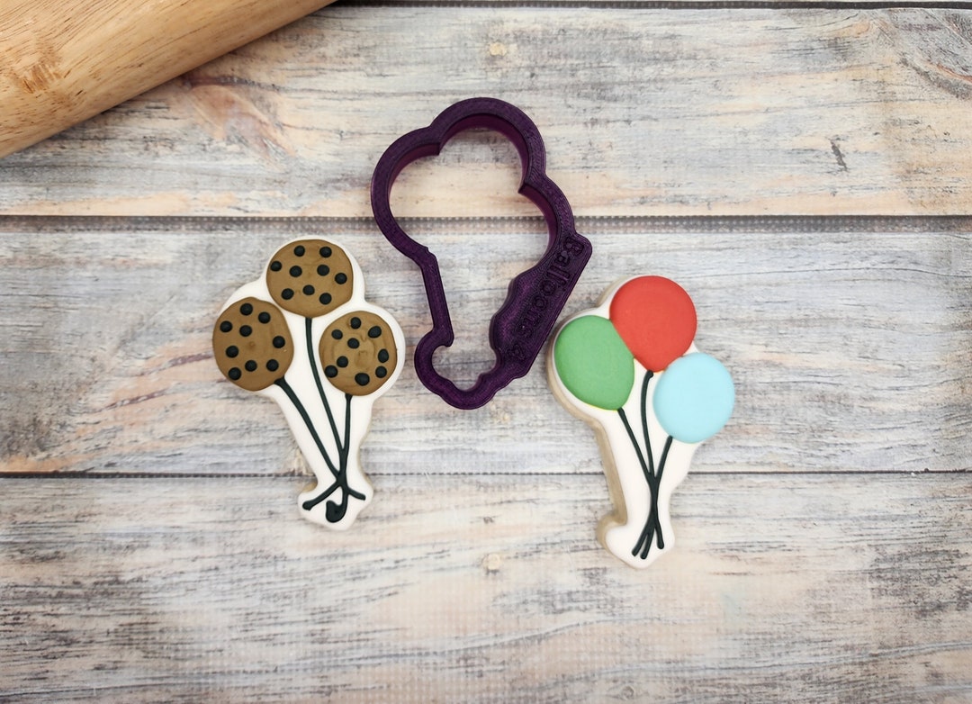 Bunch of Balloons Cookie Cutter and Fondant Cutter and Clay Cutter - Etsy