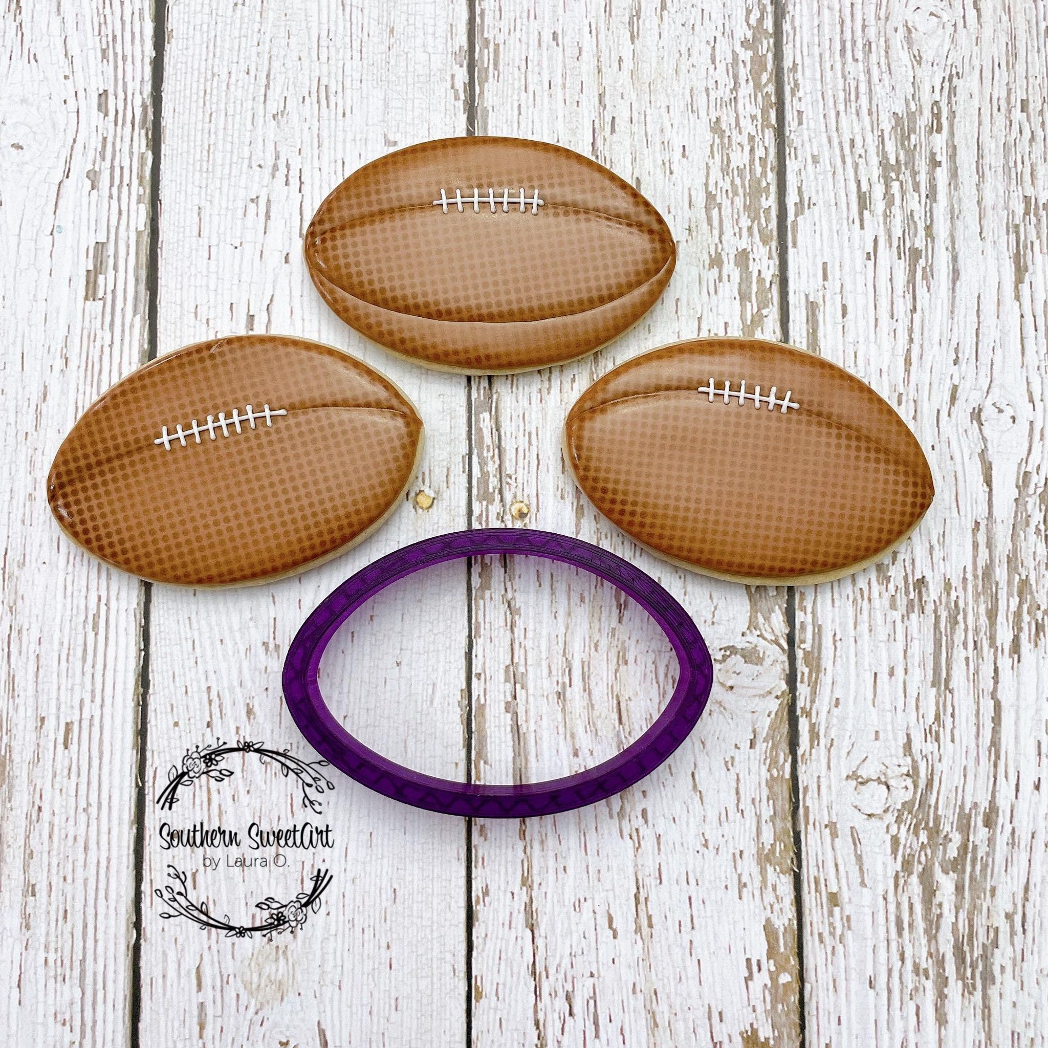 Football Cookie Cutter and Fondant Cutter and Clay Cutter - Etsy