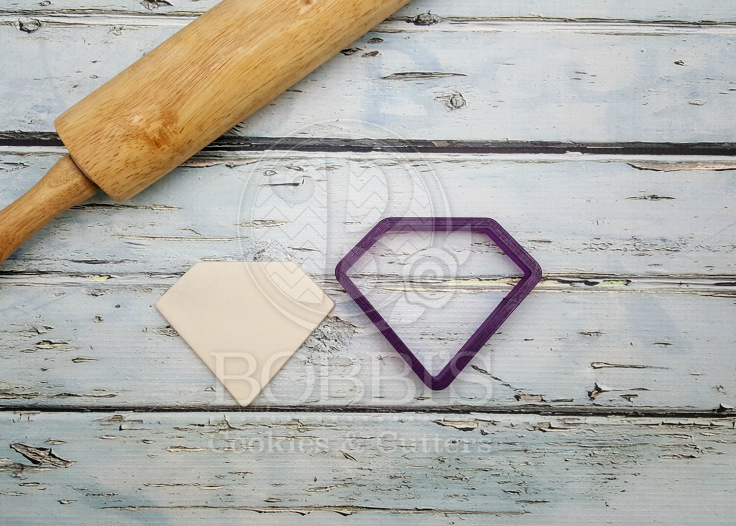 Diamond Cookie Cutter and Fondant Cutter and Clay Cutter - Etsy