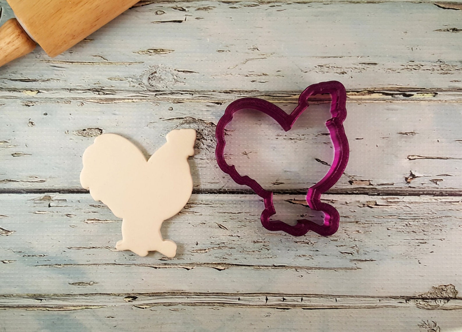 Rooster or Cock Cookie Cutter and Fondant Cutter and Clay - Etsy