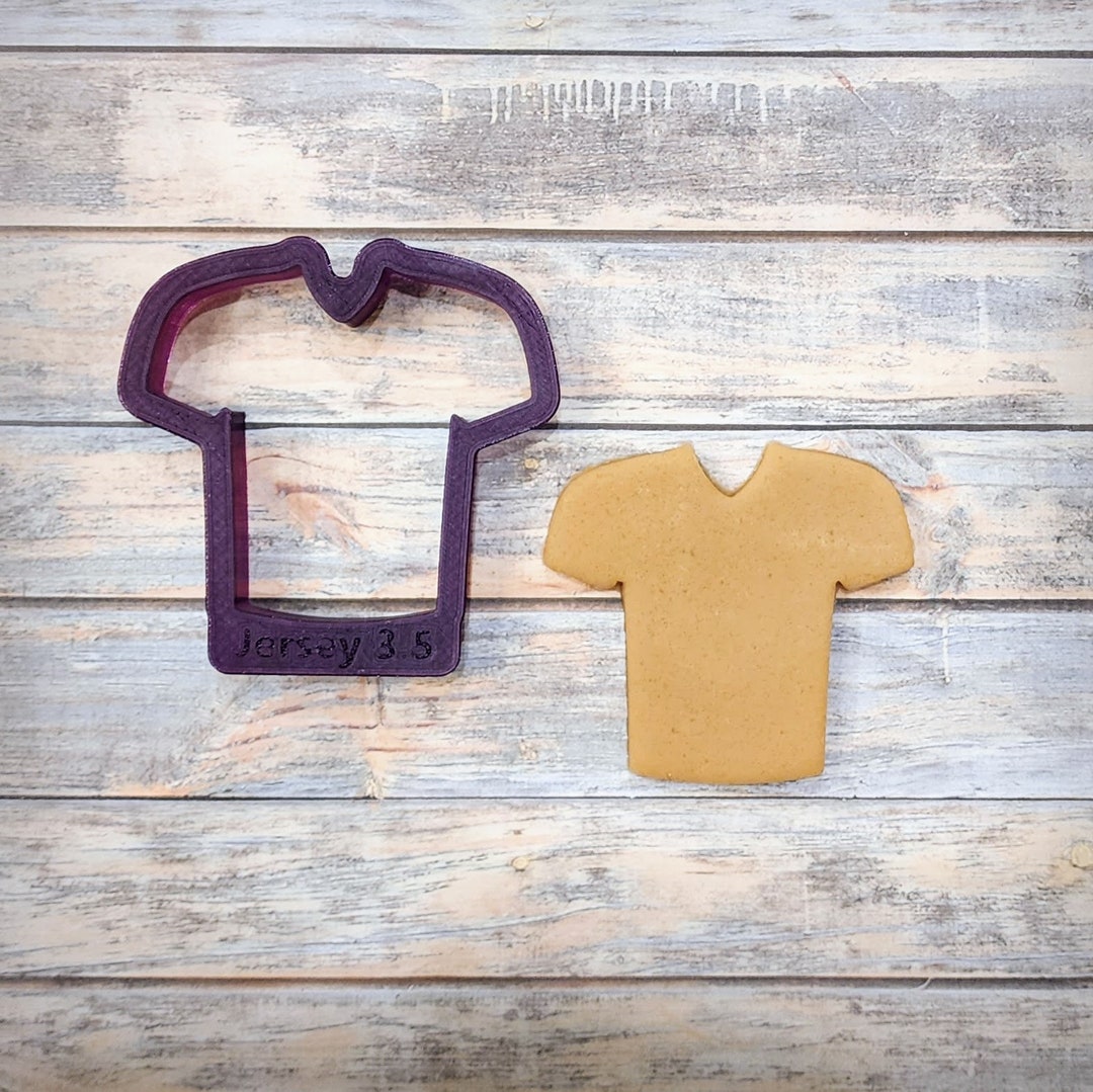 Football Jersey Cookie Cutter and Fondant Cutter and Clay Cutter - Etsy