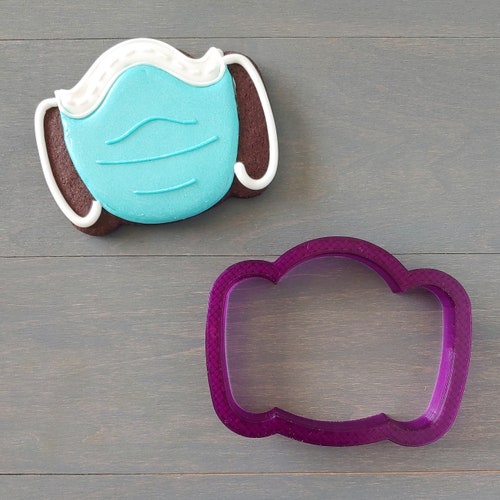 Face Mask Cookie Cutter and Fondant Cutter and Clay Cutter - Etsy