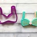 2 Piece Bikini or Bra and Panties or Underwear Cookie Cutter or Fondant ...