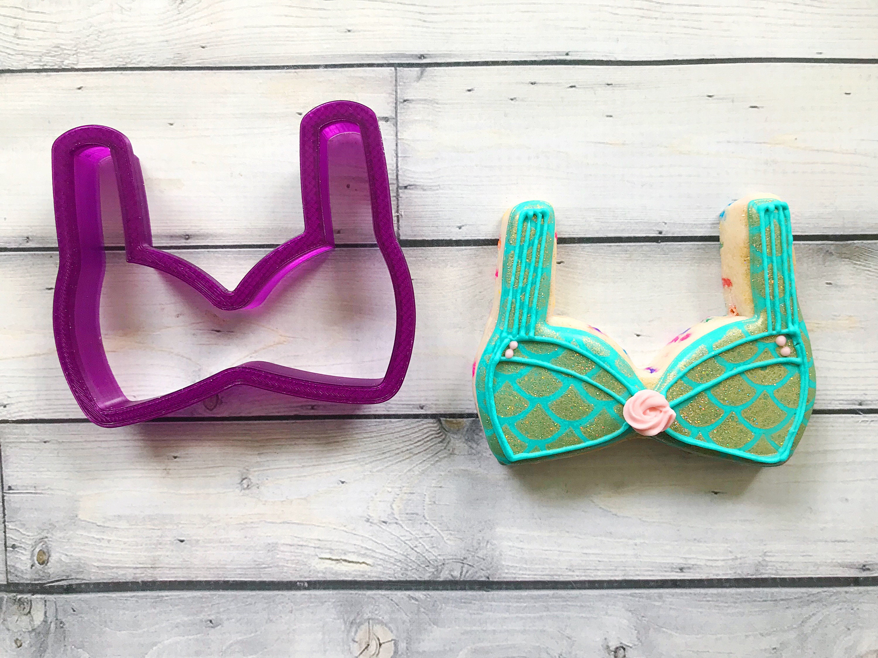 2 Piece Bikini or Bra and Panties or Underwear Cookie Cutter or Fondant ...