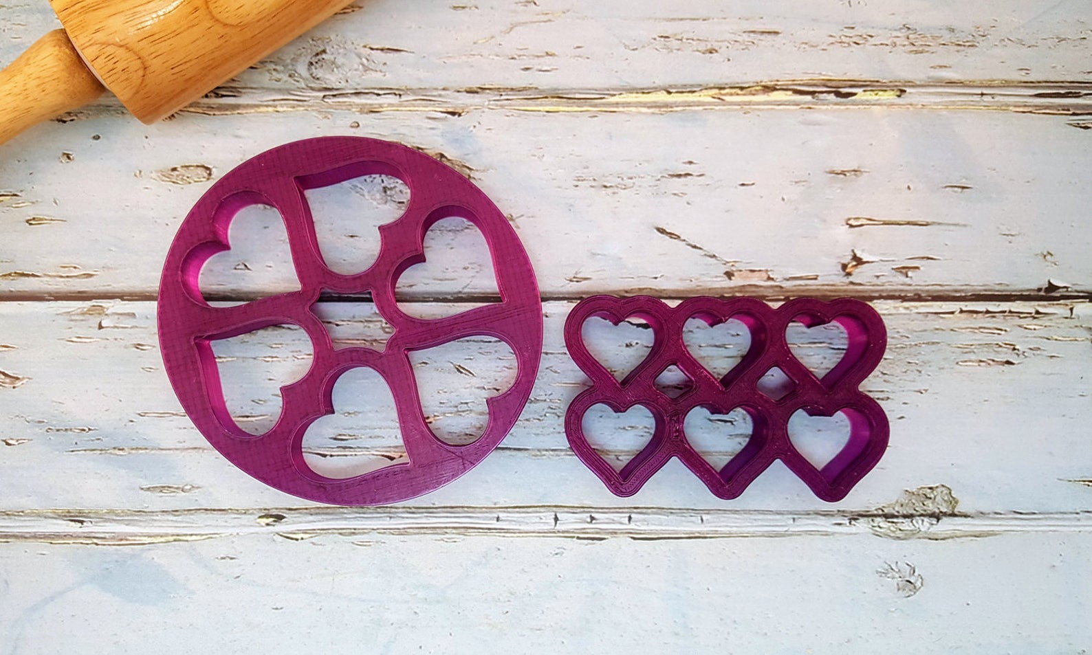 Multi-mini Heart Cookie Cutter and Fondant Cutter and Clay Cutter - Etsy
