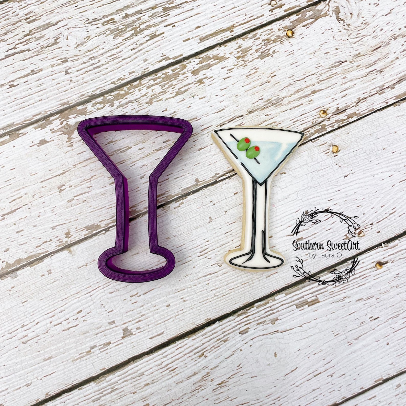 Martini Glass Cookie Cutter or Fondant Cutter and Clay Cutter - Etsy
