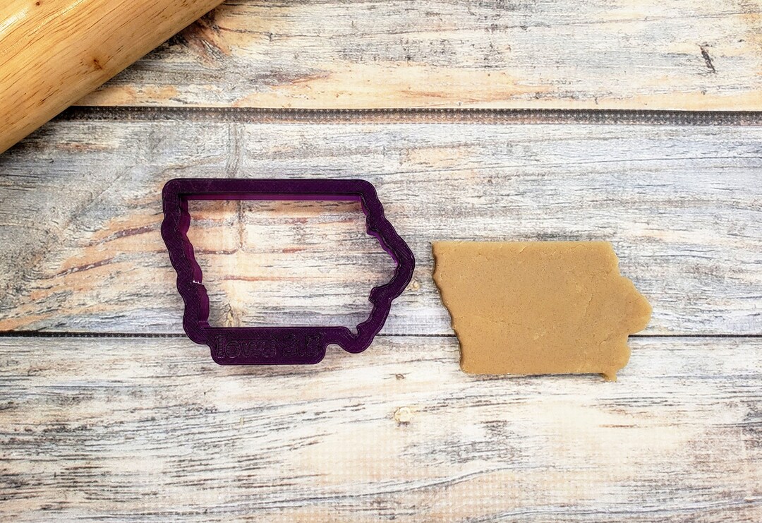 State of Iowa Cookie Cutter and Fondant Cutter and Clay Cutter - Etsy