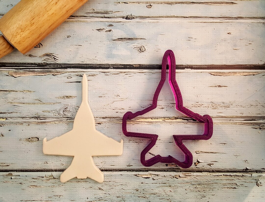 Jet Cookie Cutter and Fondant Cutter and Clay Cutter - Etsy