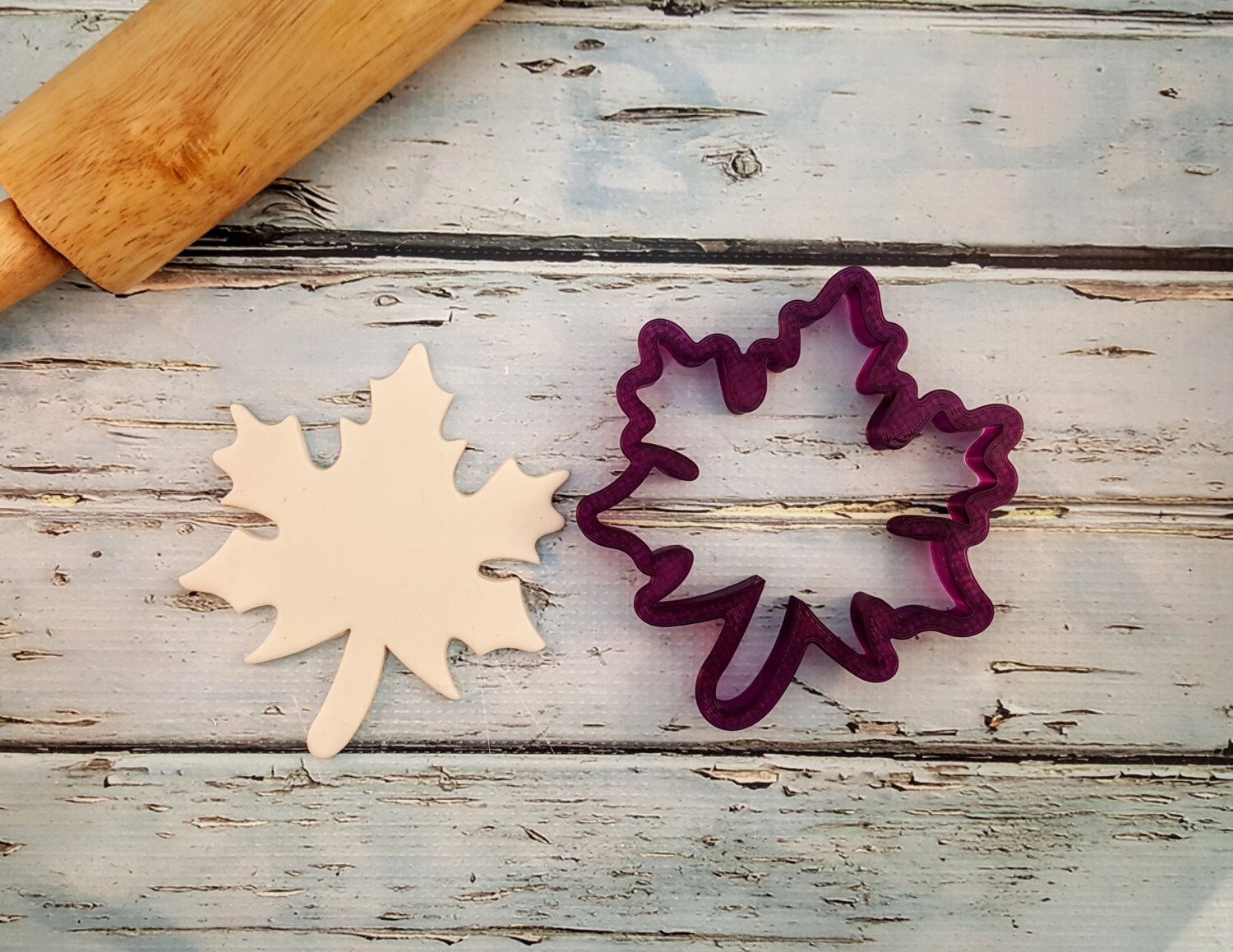 Fall Autumn Oak Leaf Cookie Cutter and Fondant Cutter and Clay - Etsy