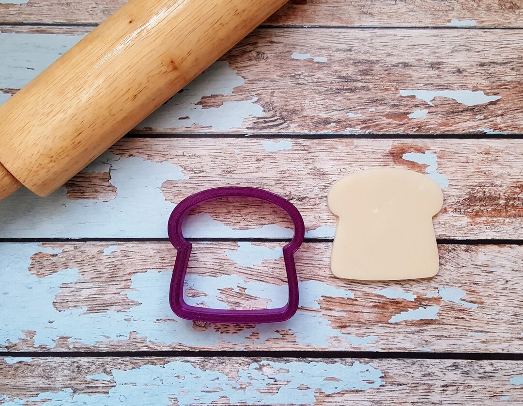 Sugarbelle Toast #2 or Slice of Bread Cookie Cutter or Fondant Cutter ...
