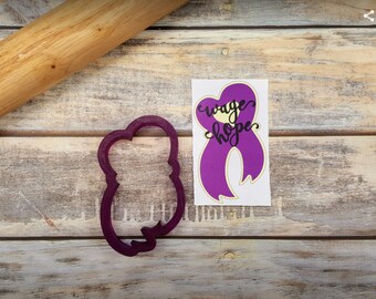 Awareness Ribbon Heart Cutout Cookie Cutter - Etsy