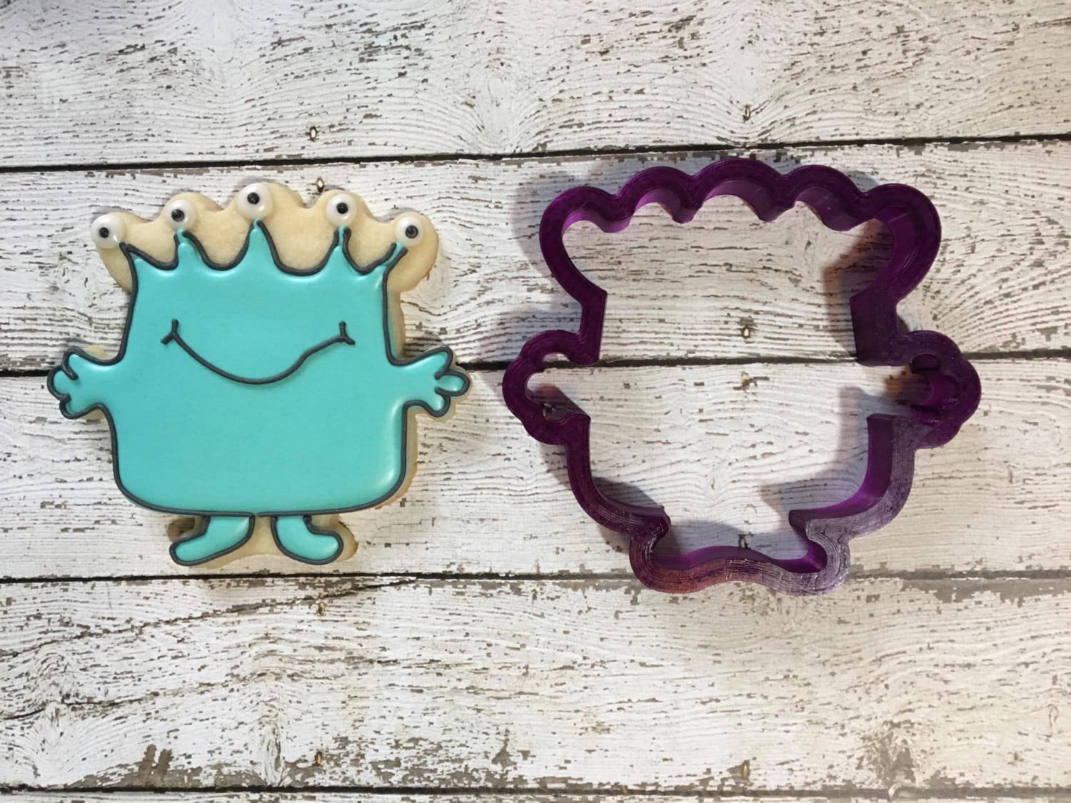Monster #2 Cookie Cutter and Fondant Cutter and Clay Cutter - Etsy