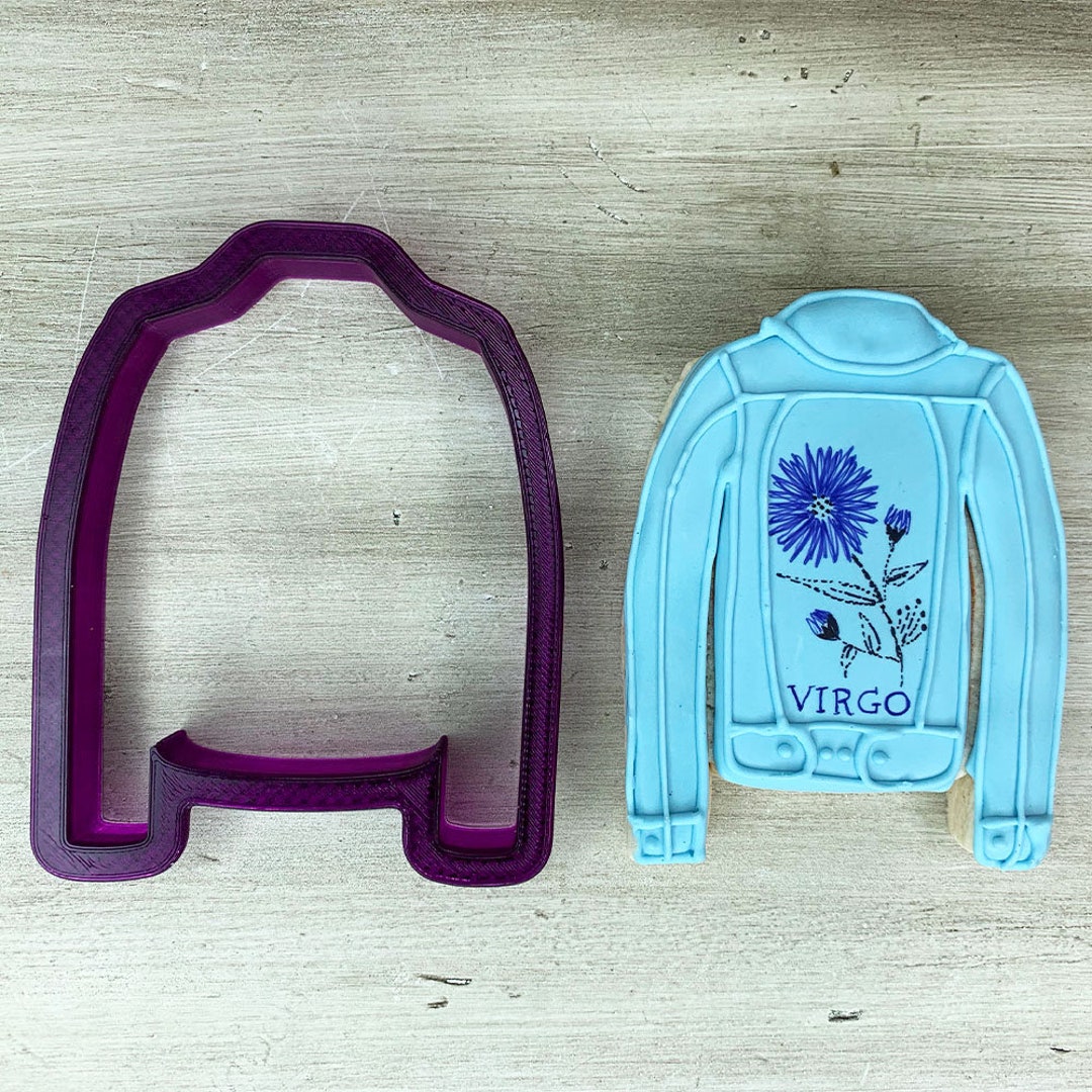 Jean Jacket or Denim Jacket Cookie Cutter and Fondant Cutter and Clay ...