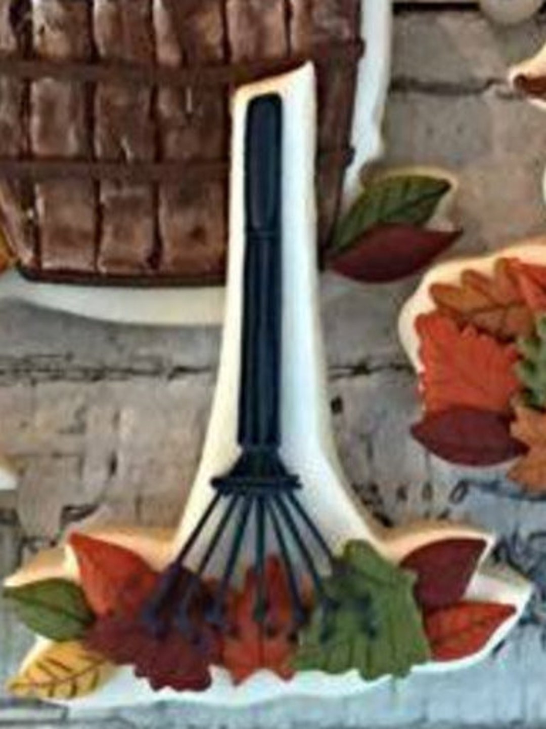 Rake With Leaves Cookie Cutter and Fondant Cutter and Clay Cutter and ...