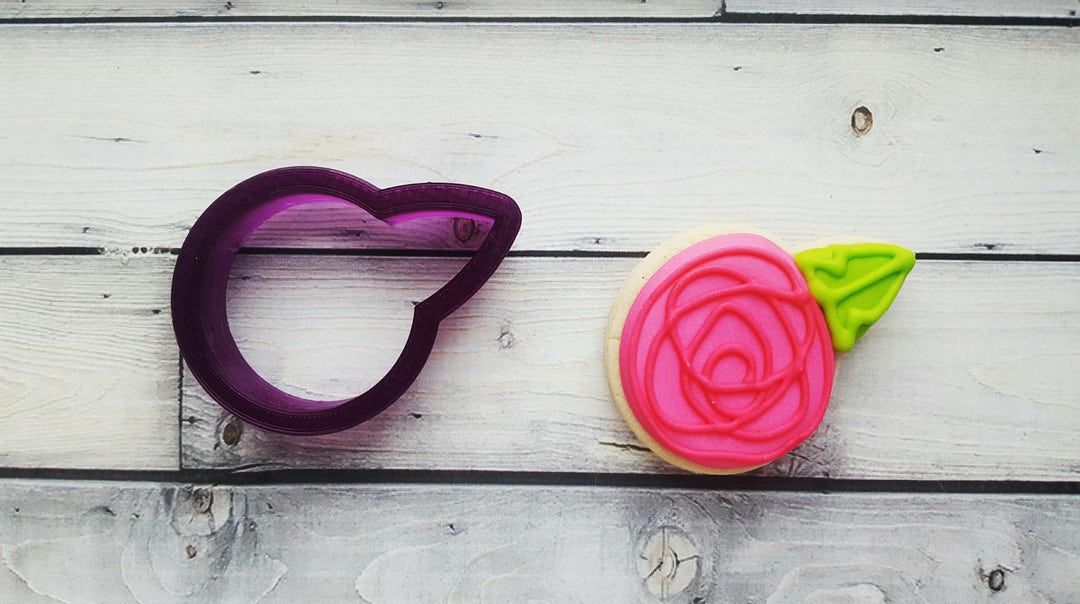 Simple Rose Cookie Cutter and Fondant Cutter and Clay Cutter - Etsy