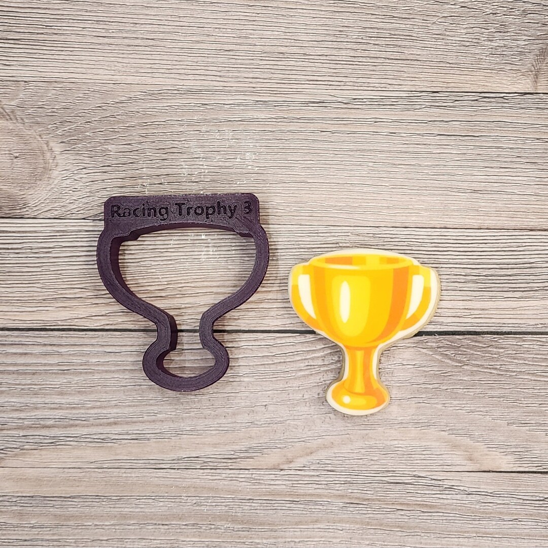 Racing Trophy Cookie Cutter and Fondant Cutter and Clay Cutter - Etsy