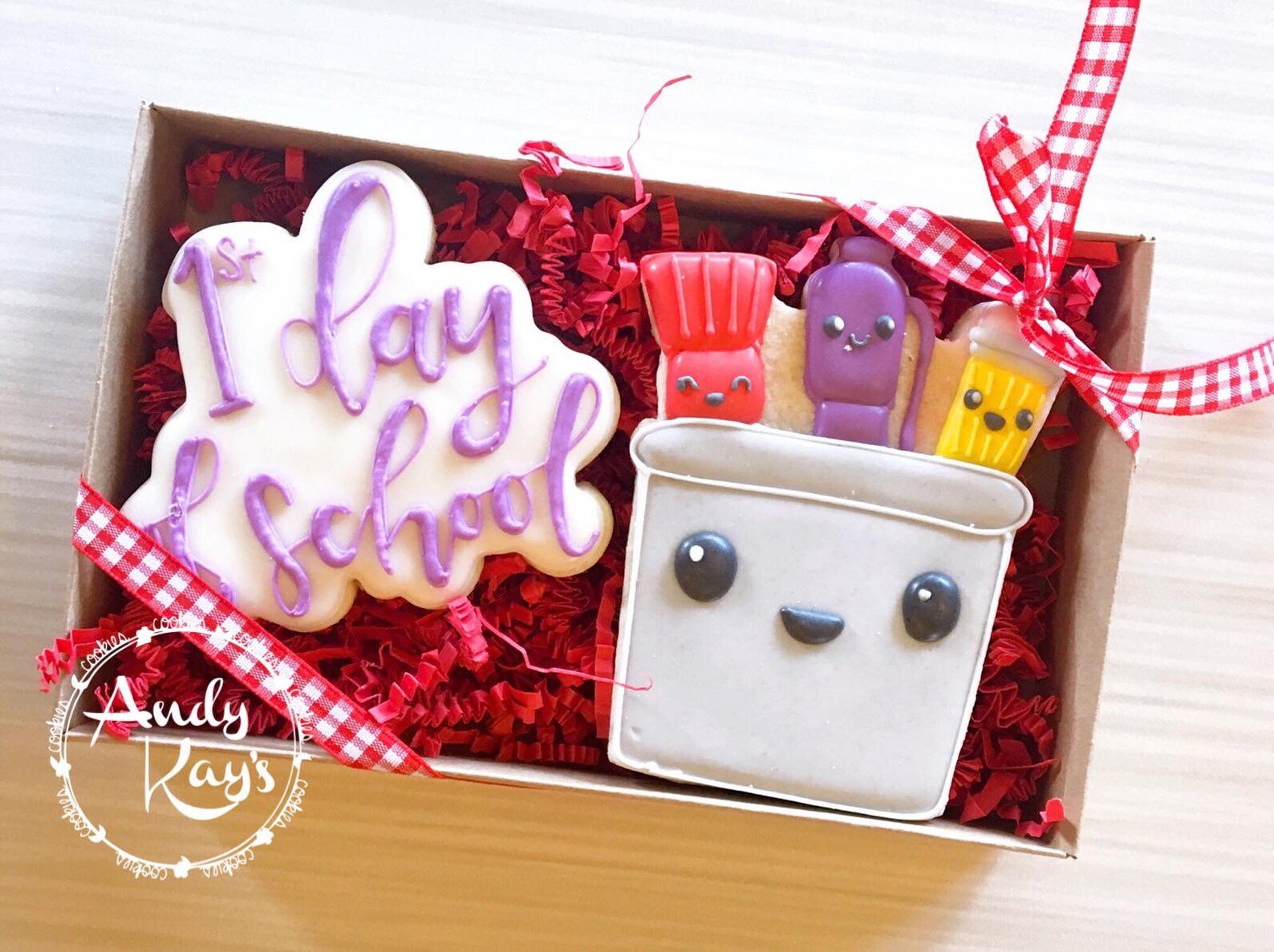 1st Day of School or First Day of School Hand Lettered Cookie Cutter ...