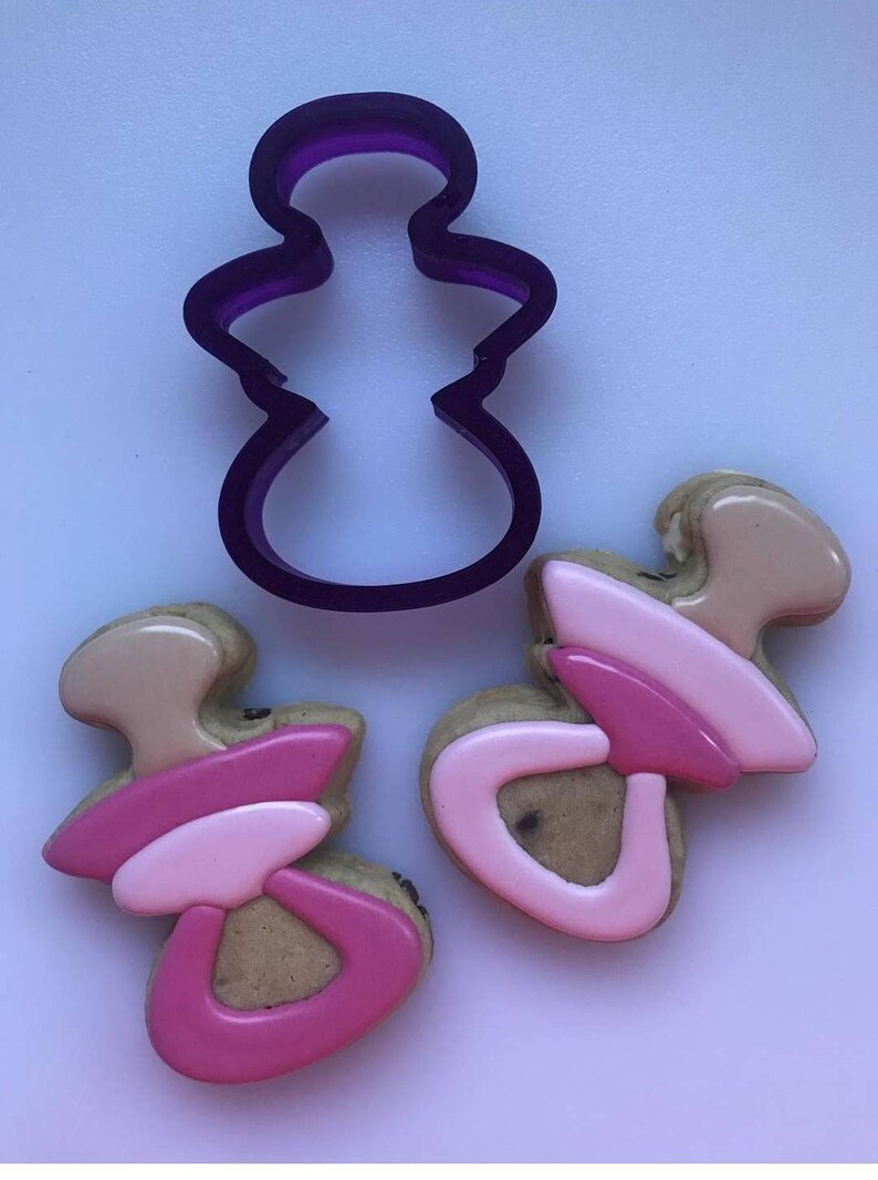 Miss Doughmestic Pacifier Cookie Cutter and Fondant Cutter and - Etsy